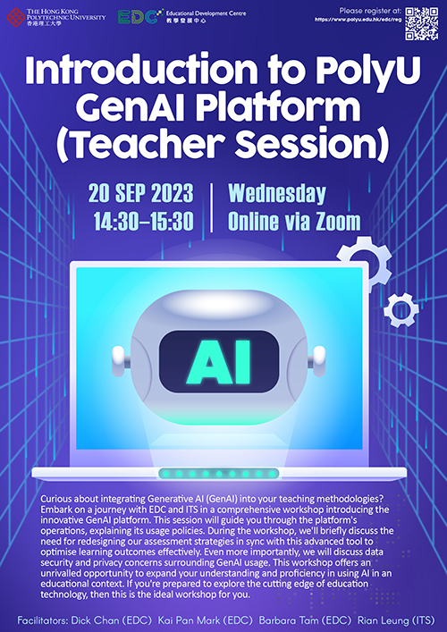 Introduction to PolyU GenAI Platform (Teacher Session) | Educational ...