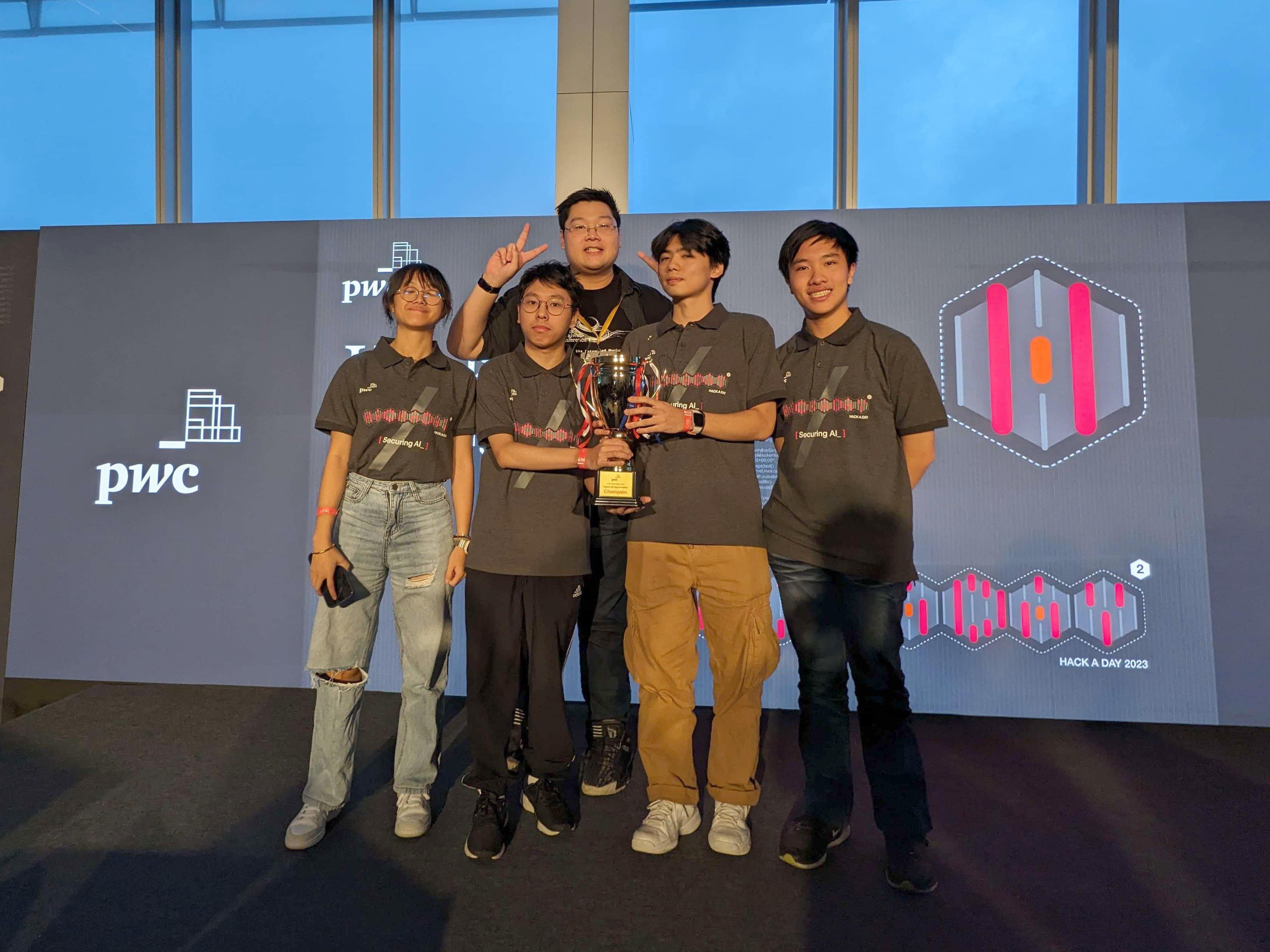 Champion of the 7th PwC Hack A Day CTF Competition | Department of ...