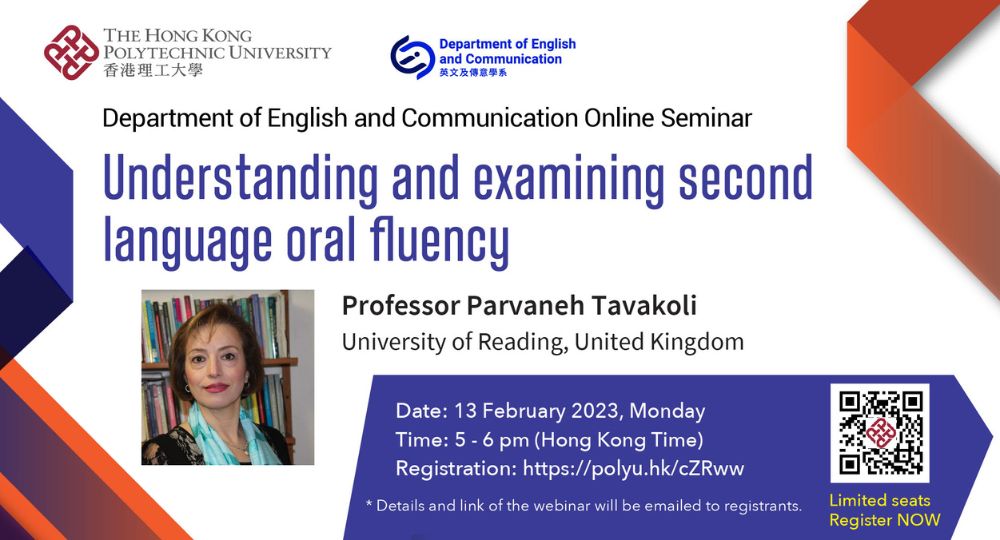 Seminar I Understanding and examining second language oral fluency ...