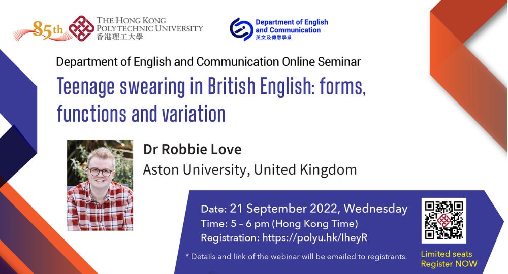 Seminar I Teenage swearing in British English: forms, functions and ...