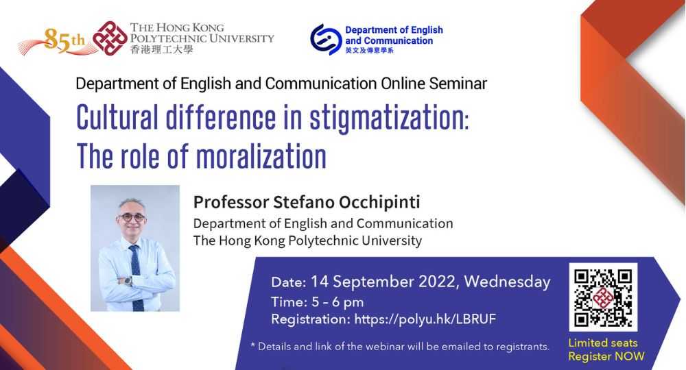Seminar I Cultural difference in stigmatization: The role of ...