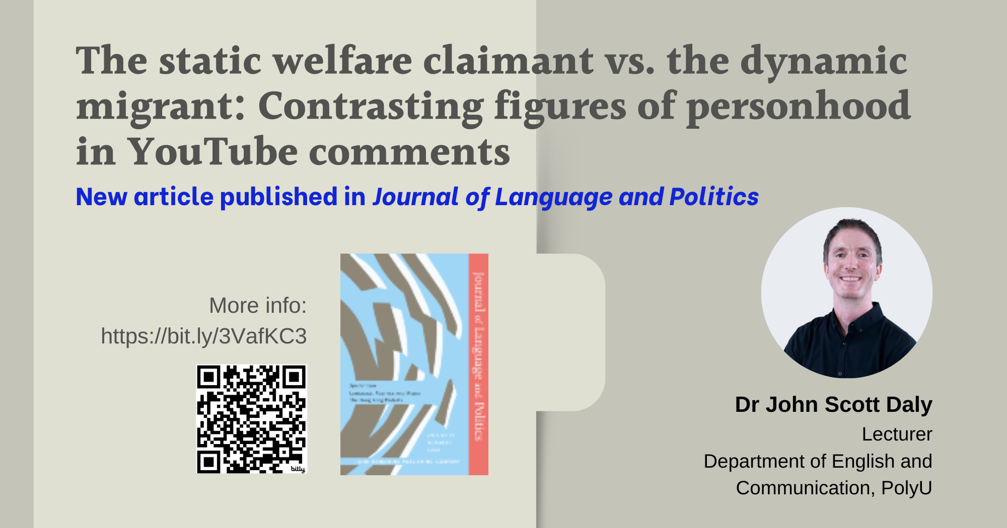 New article on the static welfare claimant vs. the dynamic migrant ...
