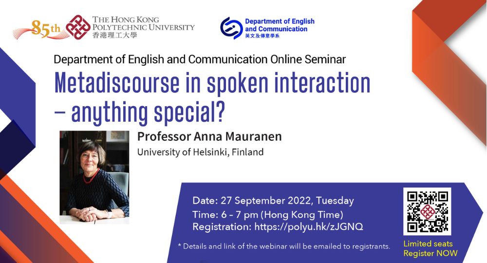Seminar I Metadiscourse in spoken interaction – anything special ...