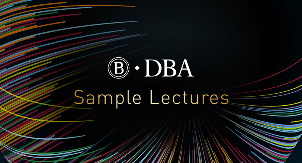 DBA Sample Lectures
