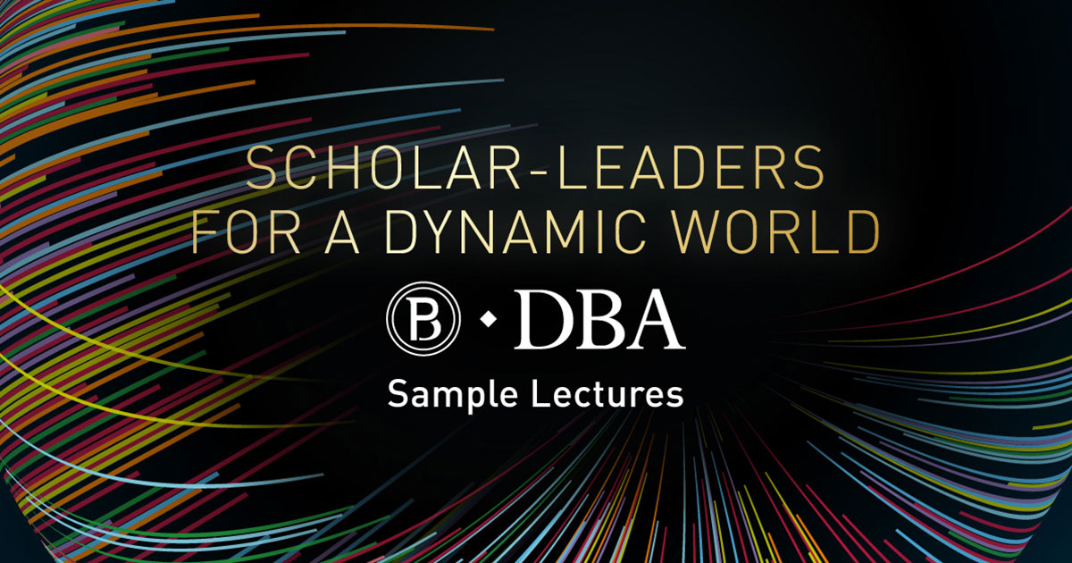 DBA Sample Lectures