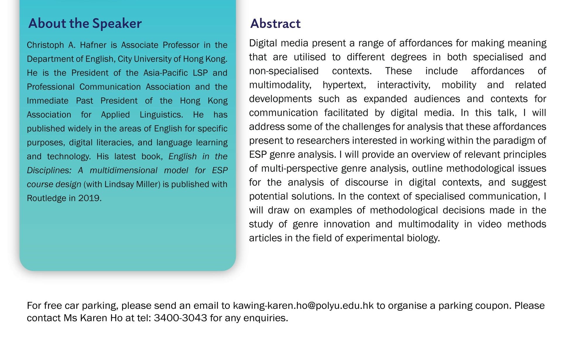 On Analyzing Specialized Discourse In The Age Of Digital Media