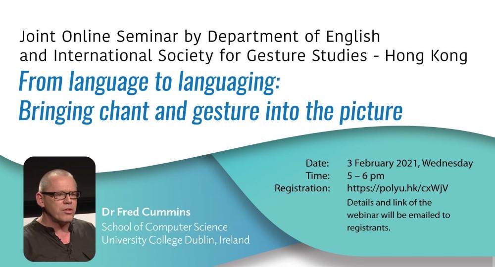 From Language to Languaging: Bringing chant and gesture into the ...