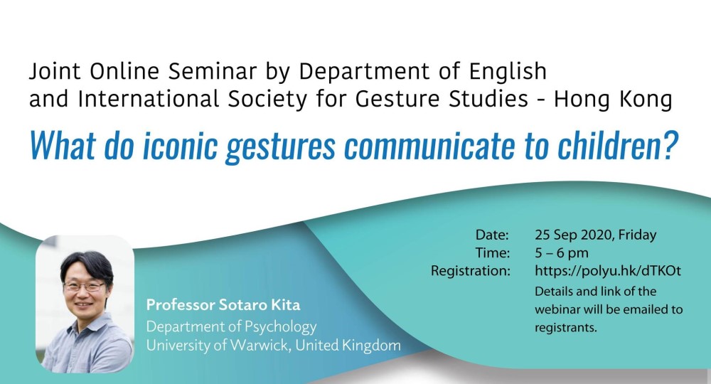 Joint Online Seminar - What do iconic gestures communicate to children ...