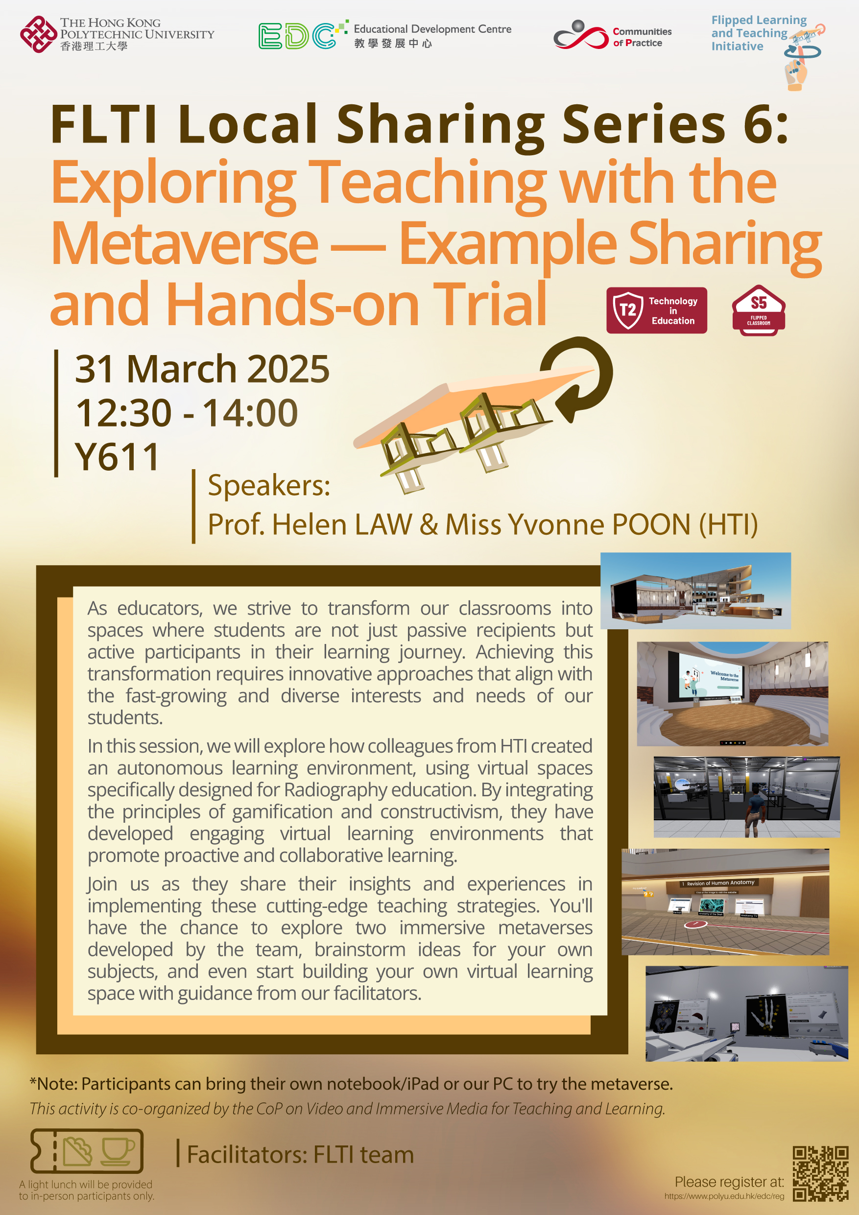 FLTI Local Sharing Series 6: Exploring Teaching with the Metaverse — Example Sharing and Hands ...