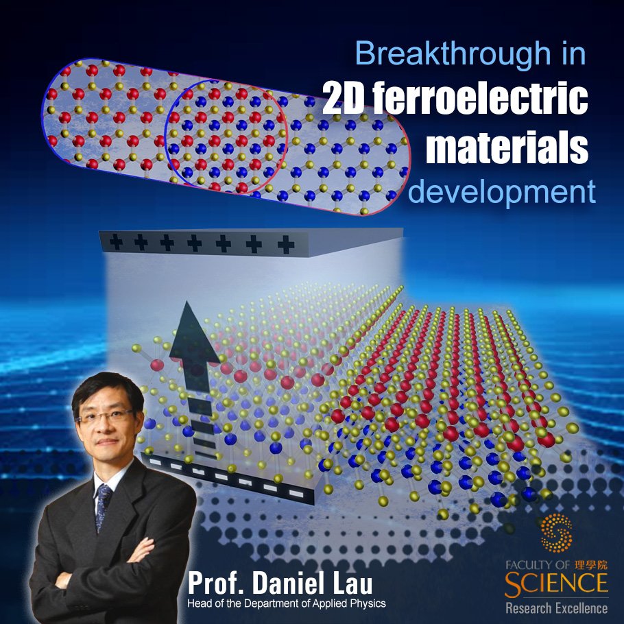 Breakthrough in 2D Ferroelectric Materials Development | Faculty of Science Breakthrough in 2D Ferroelectric Materials Development | Faculty of Science