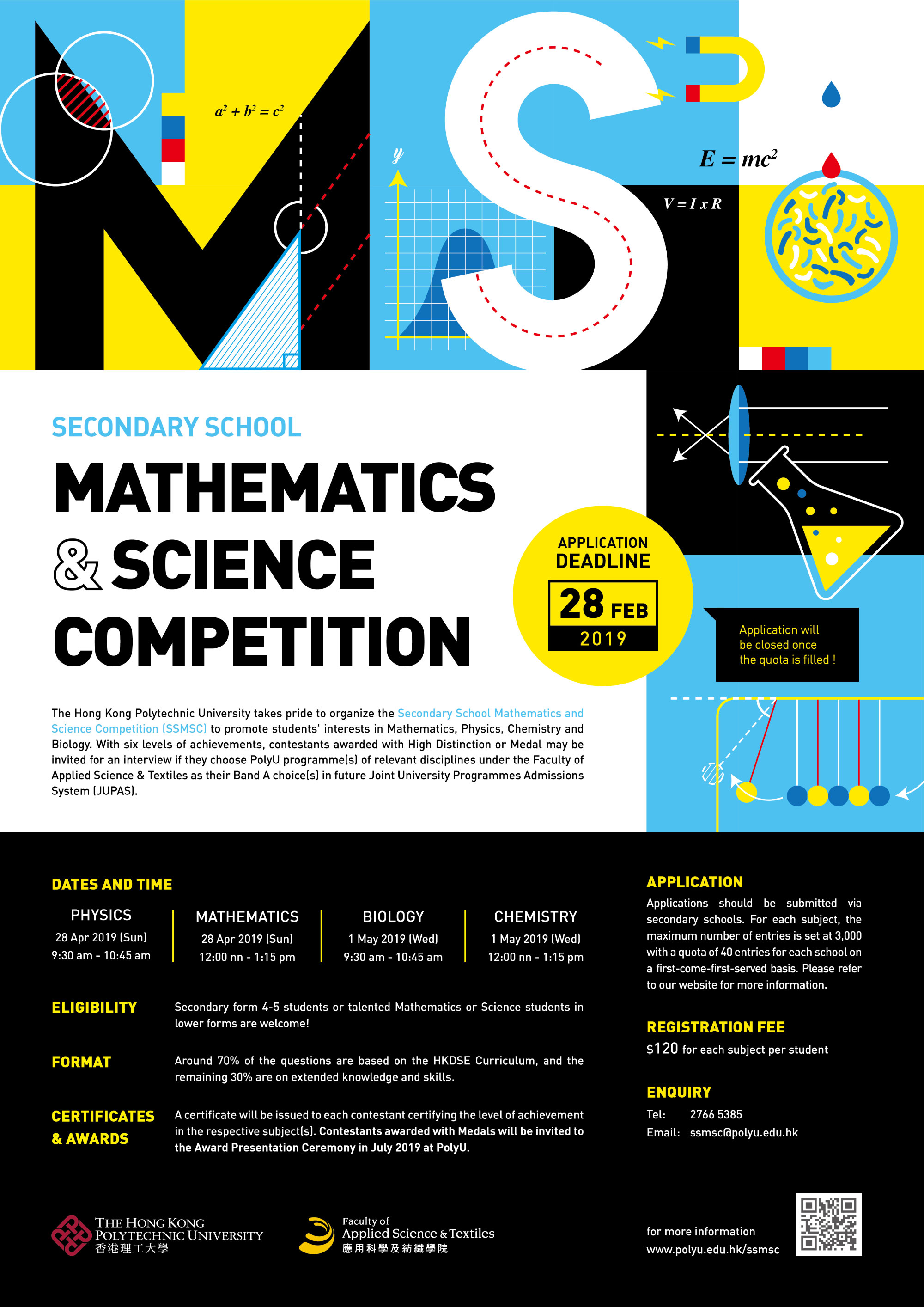 Secondary School Mathematics & Science Competition 2019 (SSMSC ...
