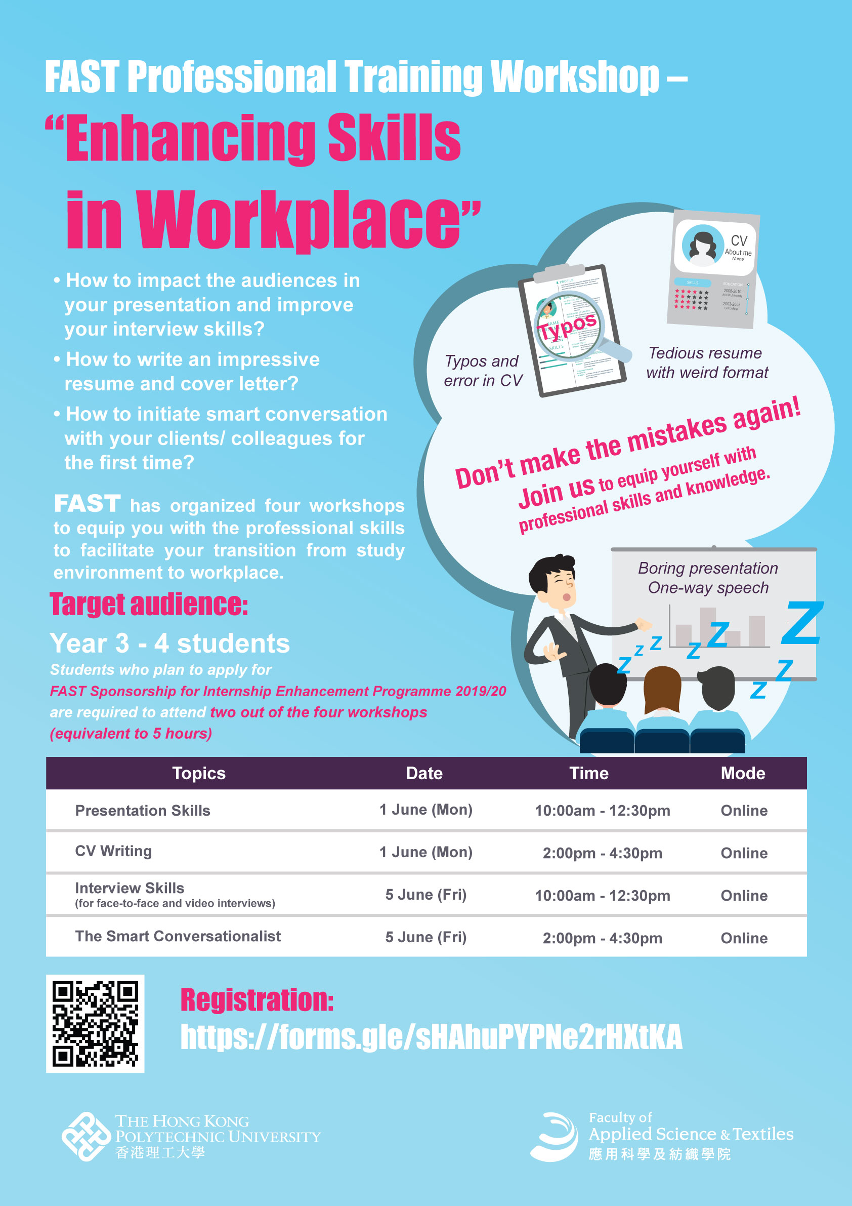 FAST Professional Training Workshop Enhancing Skills in Workplace ...