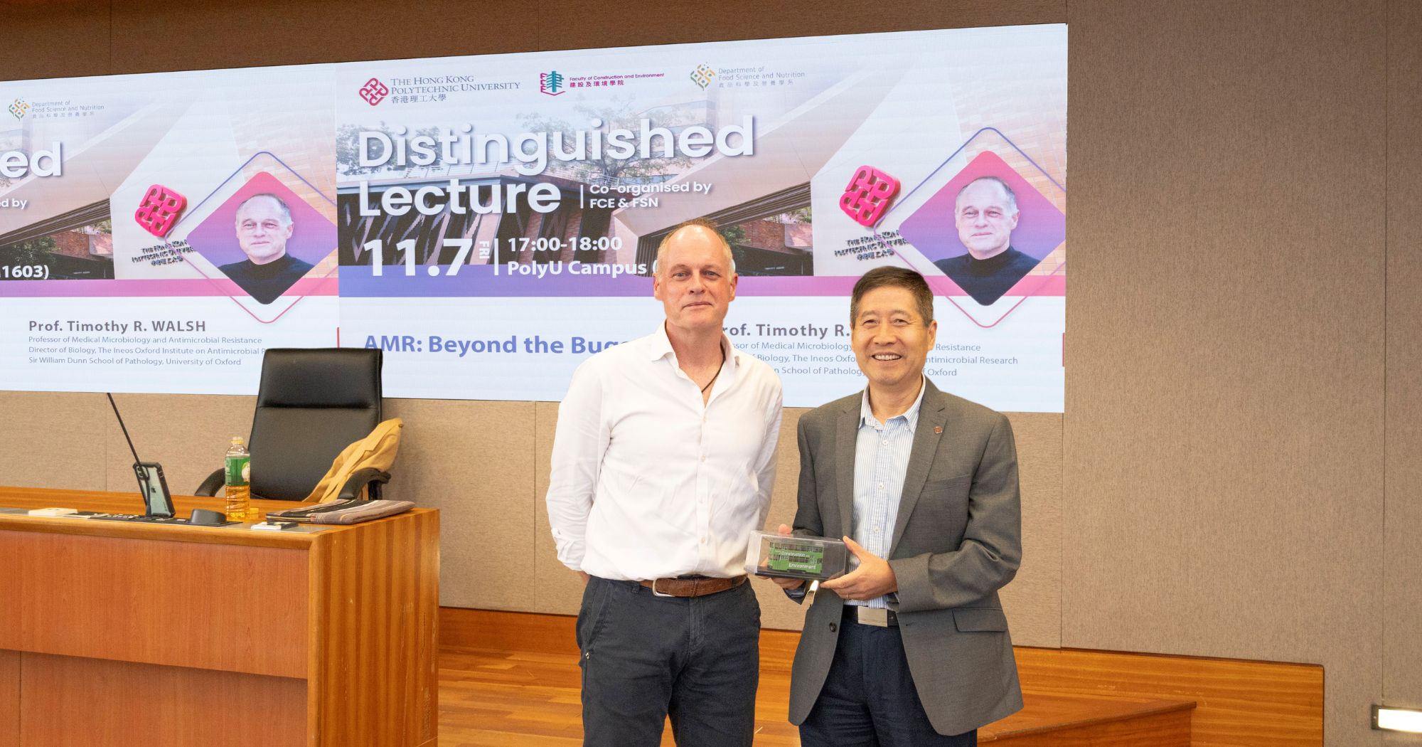 Distinguished Lecture by Professor Timothy R Walsh | Department of Food Science and Nutrition