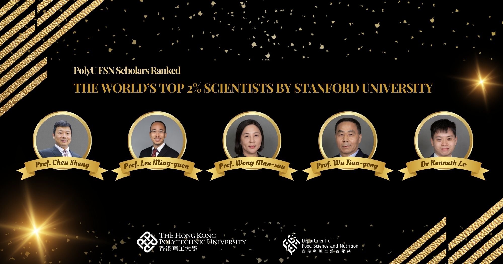 PolyU FSN Scholars Ranked as the World Top | Department of Food Science ...