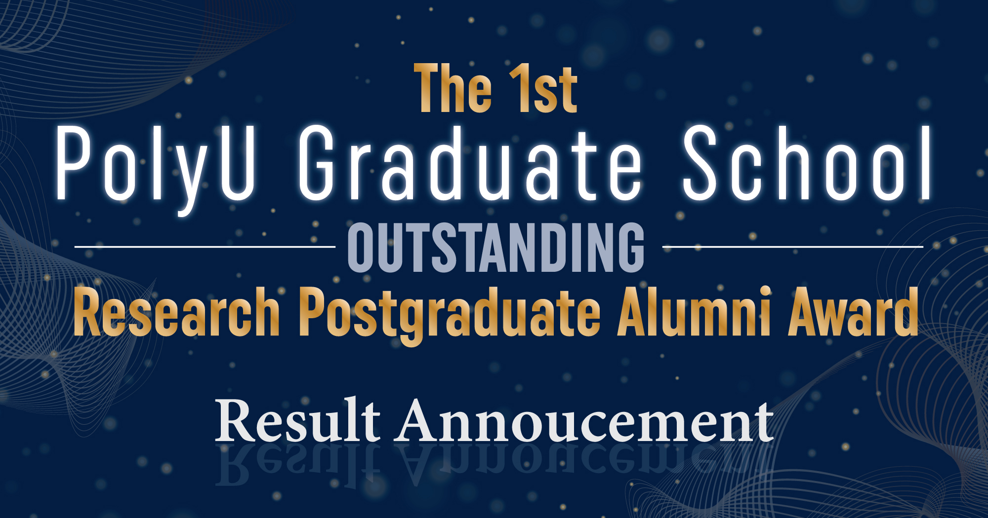 Outstanding Research Postgraduate Alumni Award Result Announcement ...