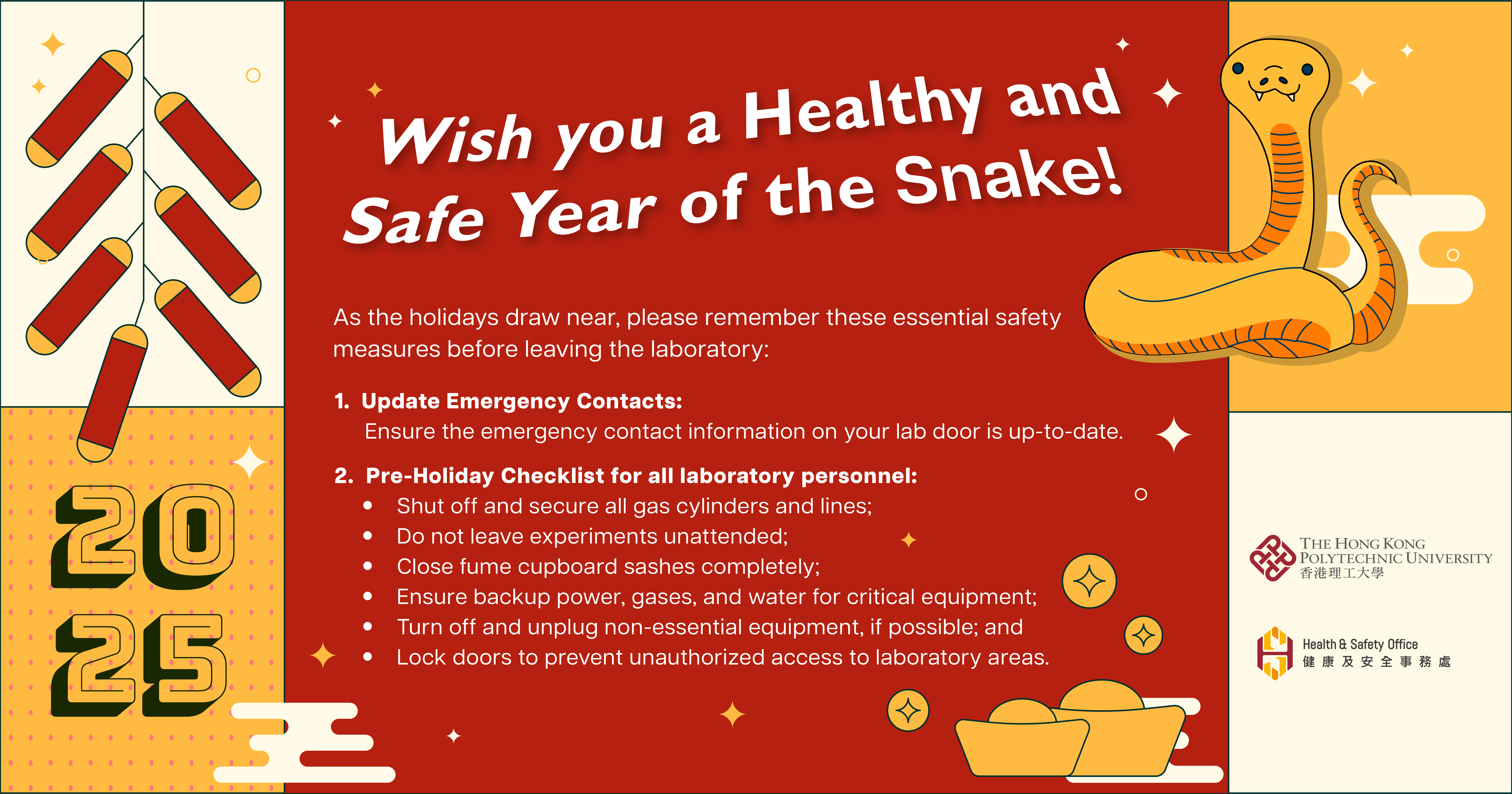Chinese New Year Greetings & Laboratory Safety Reminder | Health and ...