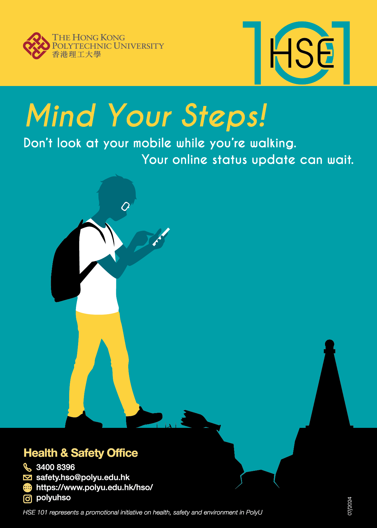Gentle Reminder: Mind Your Steps! | Health and Safety Office
