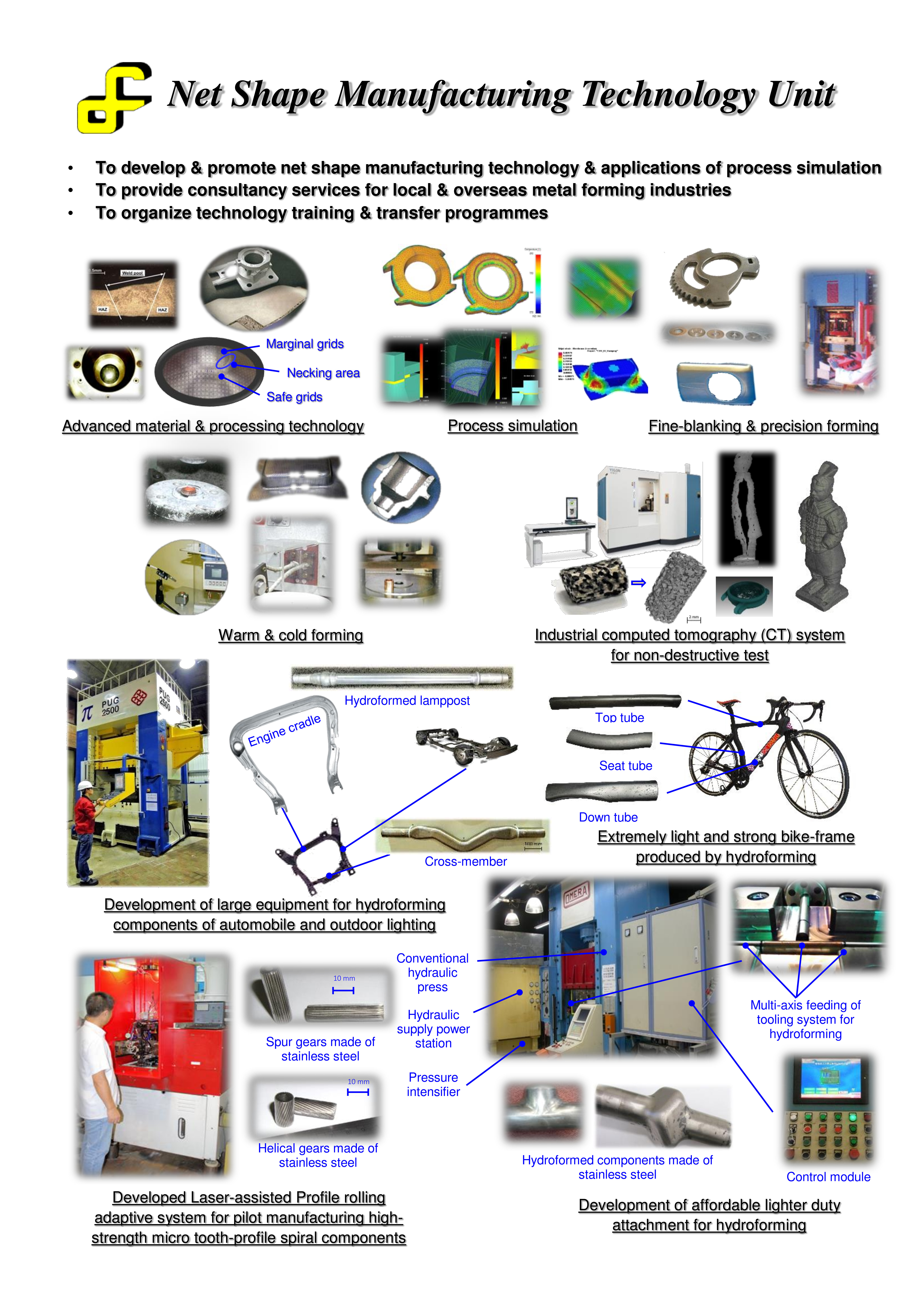 Netshape Manufacturing Technology Unit | Department of Industrial and Systems Engineering