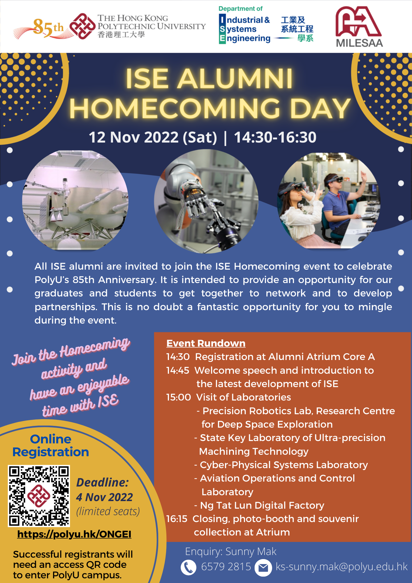ISE Alumni Homecoming Day | Department of Industrial and Systems ...