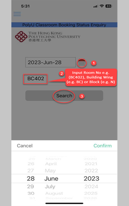 Make good use of Classroom Booking Status Enquiry (CBSE) mobile app ...