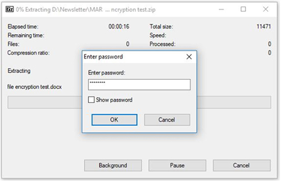 How to compress and encrypt files with 7-Zip | Information Technology ...