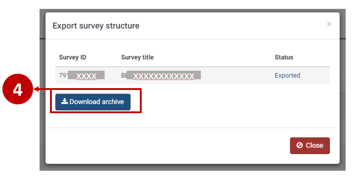 How to backup surveys in mySurvey 1.0 | Information Technology Services Office