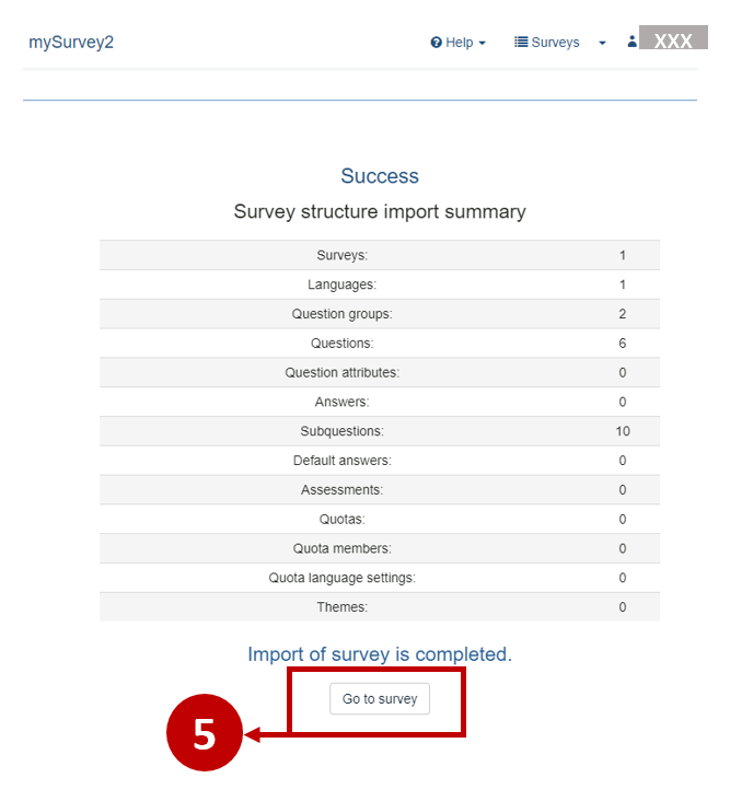 How to backup surveys in mySurvey 1.0 | Information Technology Services Office