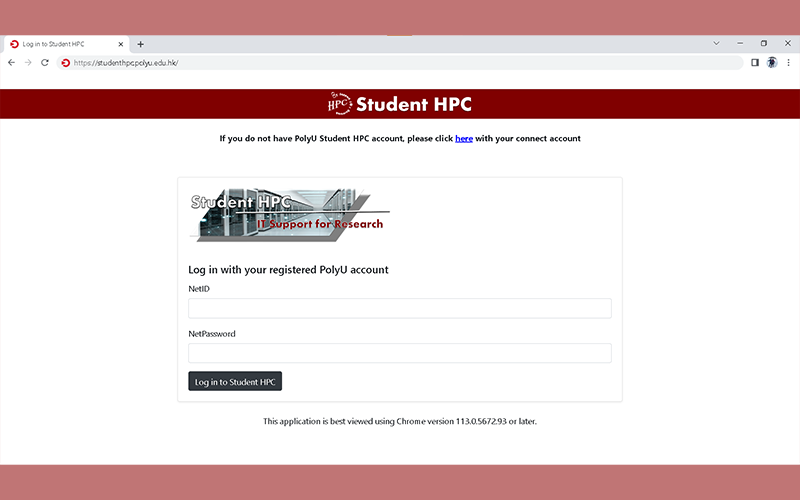 Student HPC platform with Graphical User Interface | Information Technology Services Office