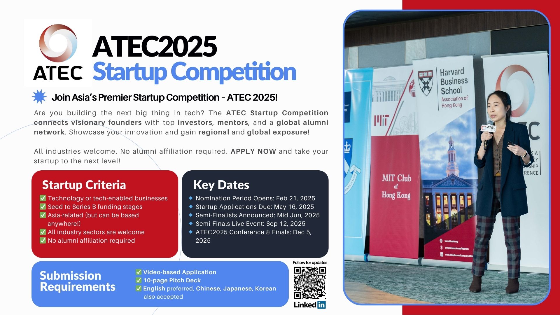 Asia Technology Entrepreneurship Conference (ATEC) 2025 Startup Competition | Knowledge Transfer ...