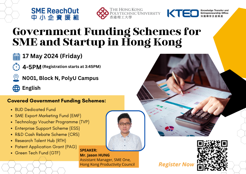 Government Funding Schemes for SME and Startup in Hong Kong | Knowledge ...