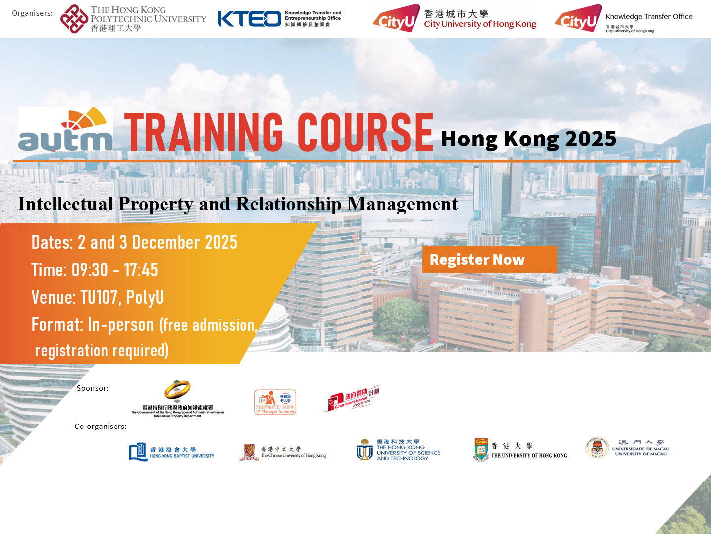AUTM Training Courses on Intellectual Property and Relationship ...