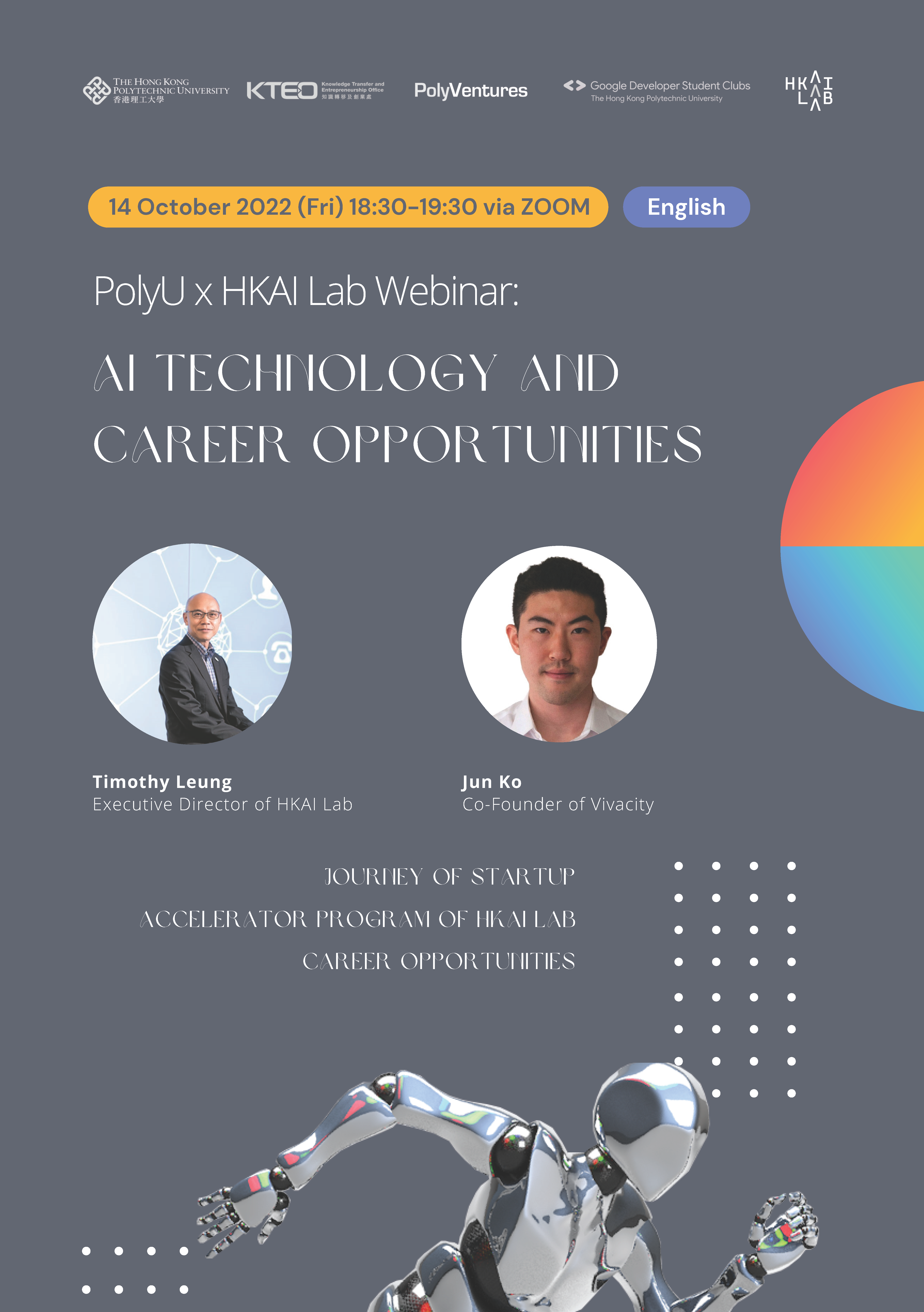 PolyU x HKAI Lab Webinar: AI Technology and Career Opportunities ... PolyU x HKAI Lab Webinar: AI Technology and Career Opportunities ...
