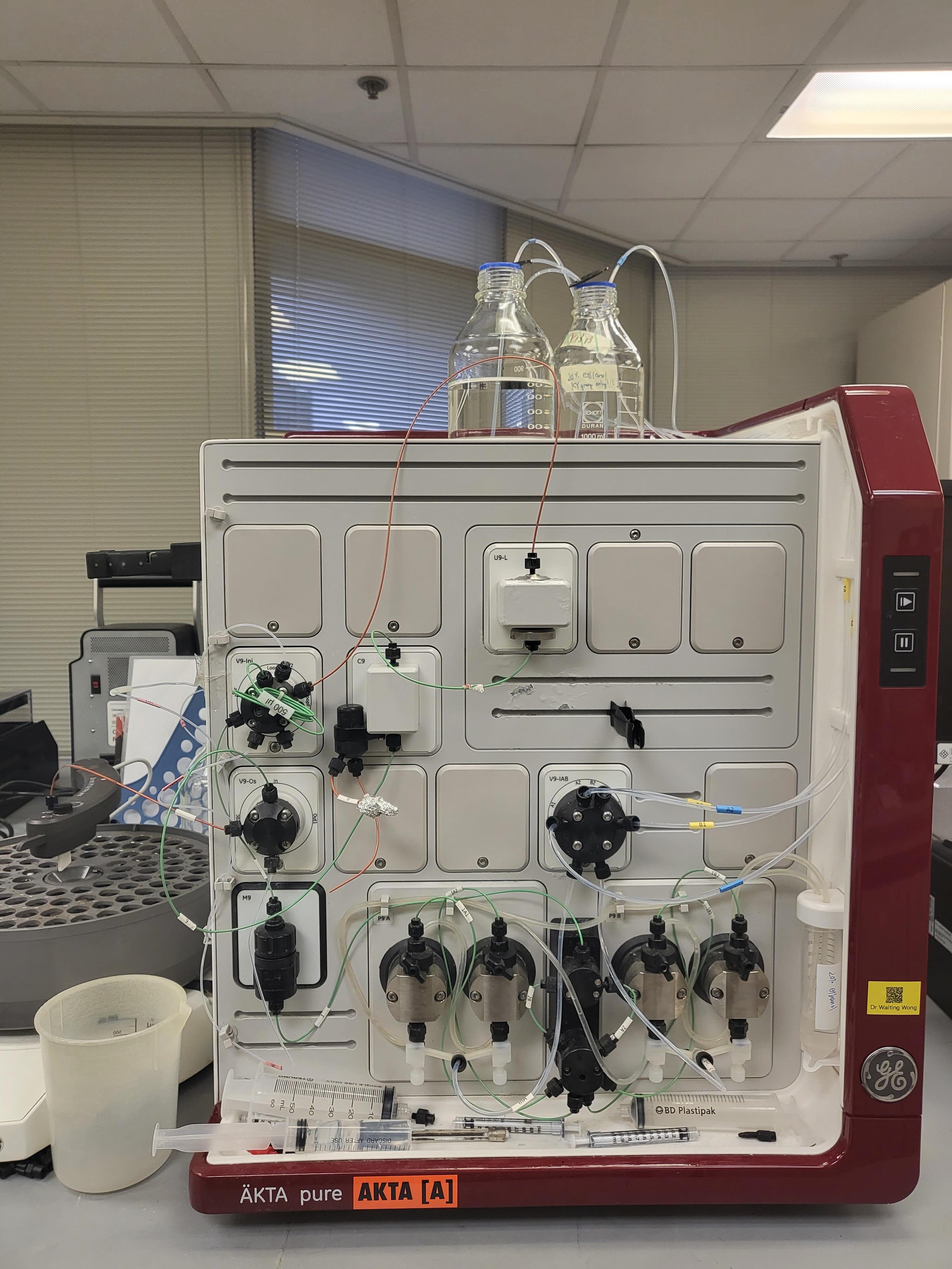 "GE" AKTA Pure L1 FPLC system | Research Equipment and Facilities