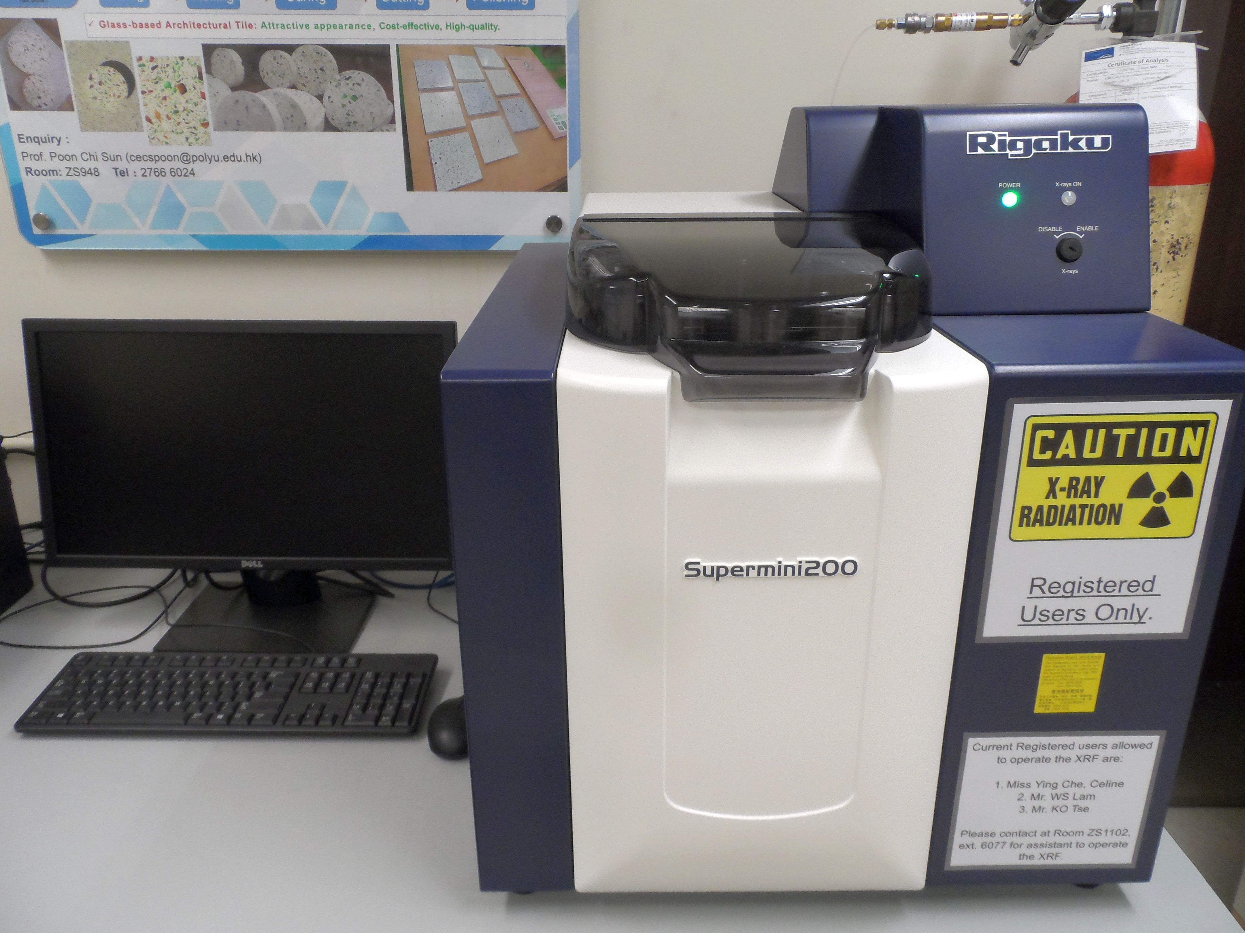 X-ray Fluorescence Spectrometer | Research Equipment and Facilities