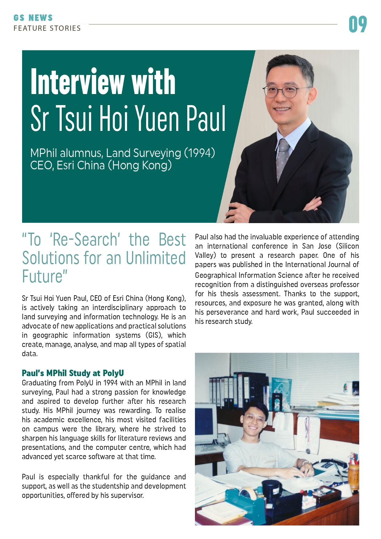 LSGI Alumnus Interview - Sr Tsui Hoi Yuen Paul | Department of Land ...