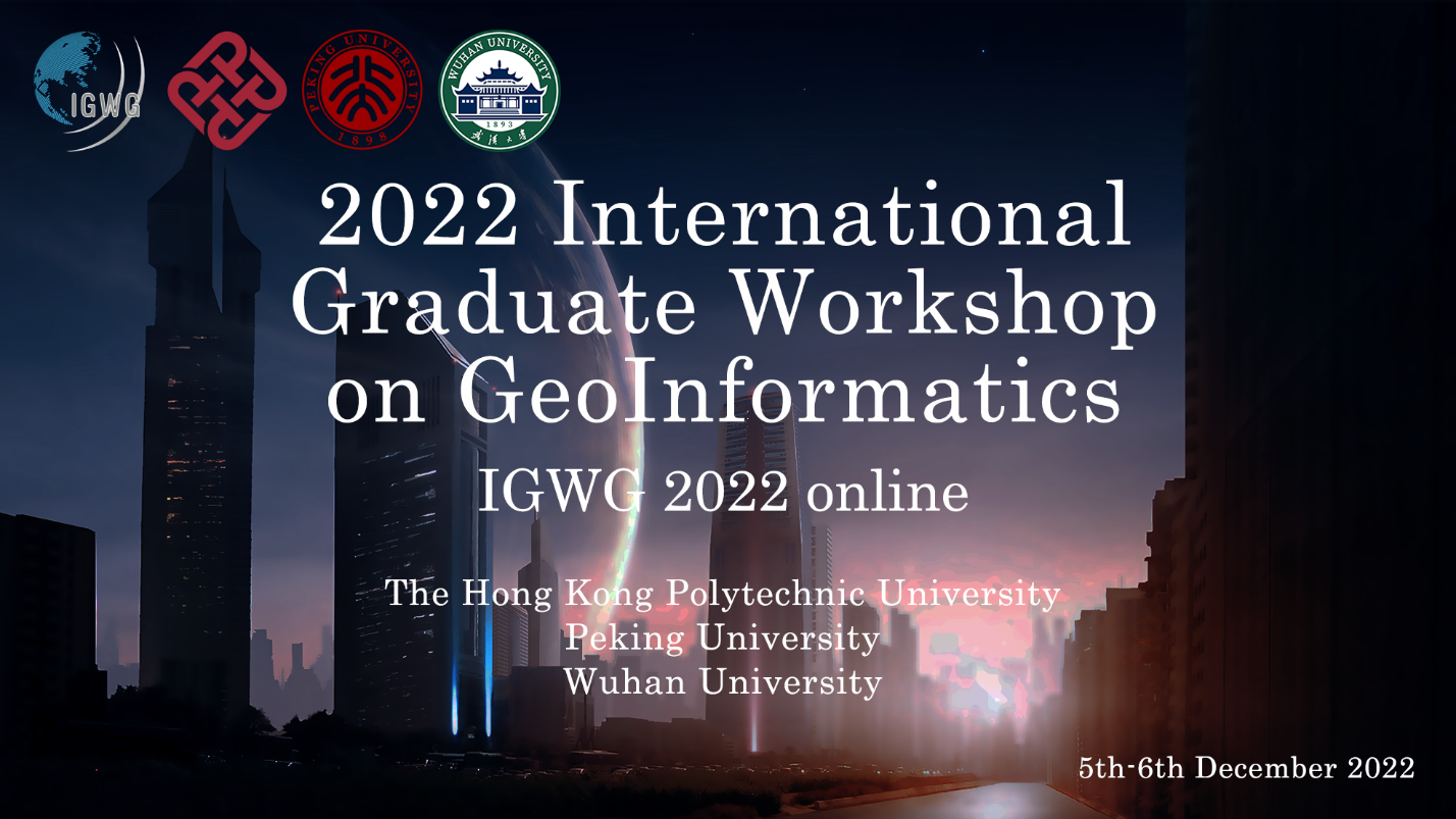 International Graduate Workshop on Geoinformatics 2022 | Department of ...