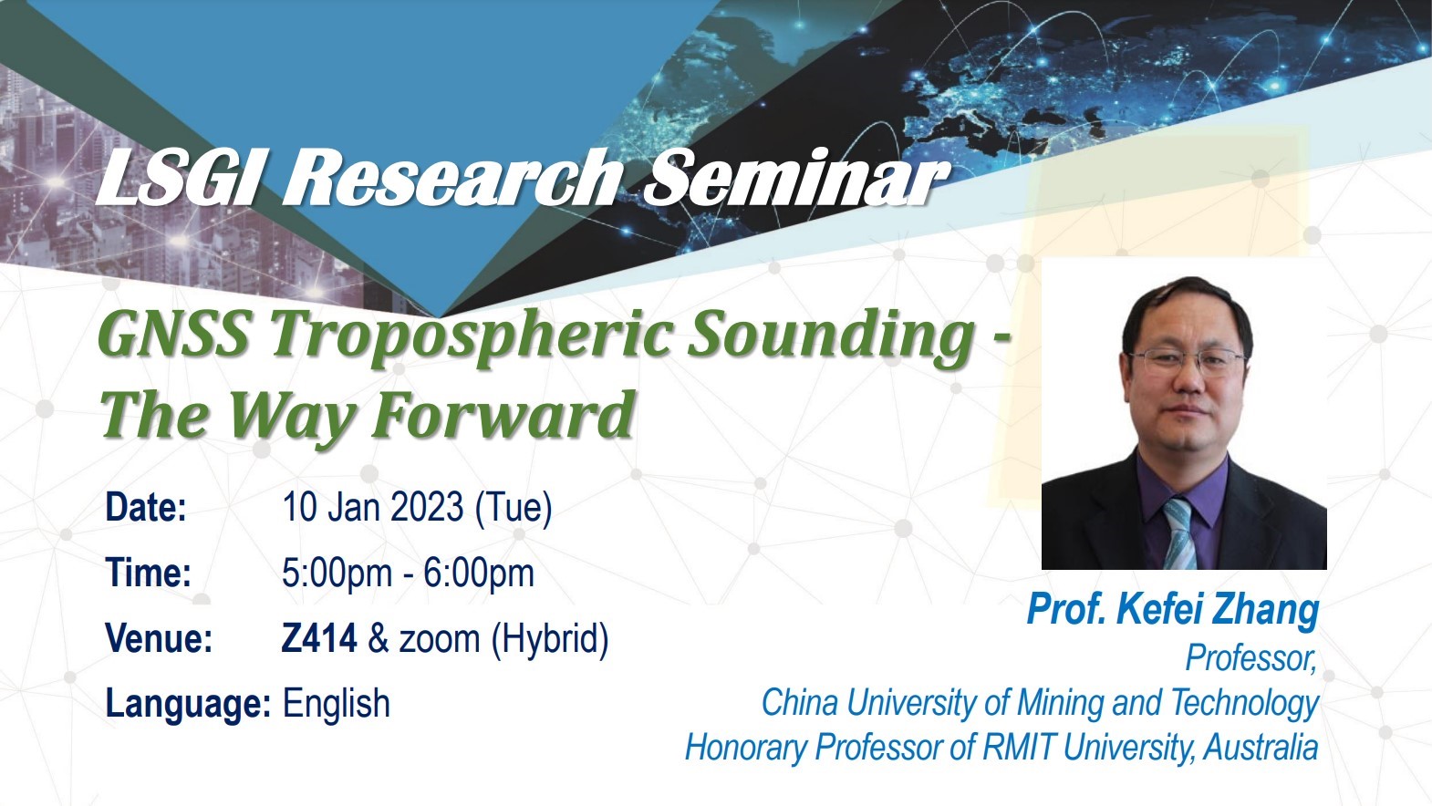 Research Seminar: GNSS Tropospheric Sounding - The Way Forward ...