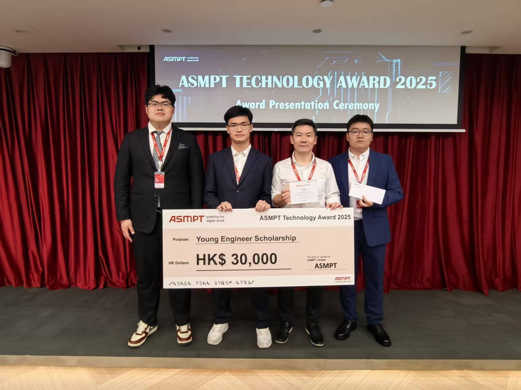 ME Student Team Wins Bronze Award in ASMPT Technology Award 2025 ...