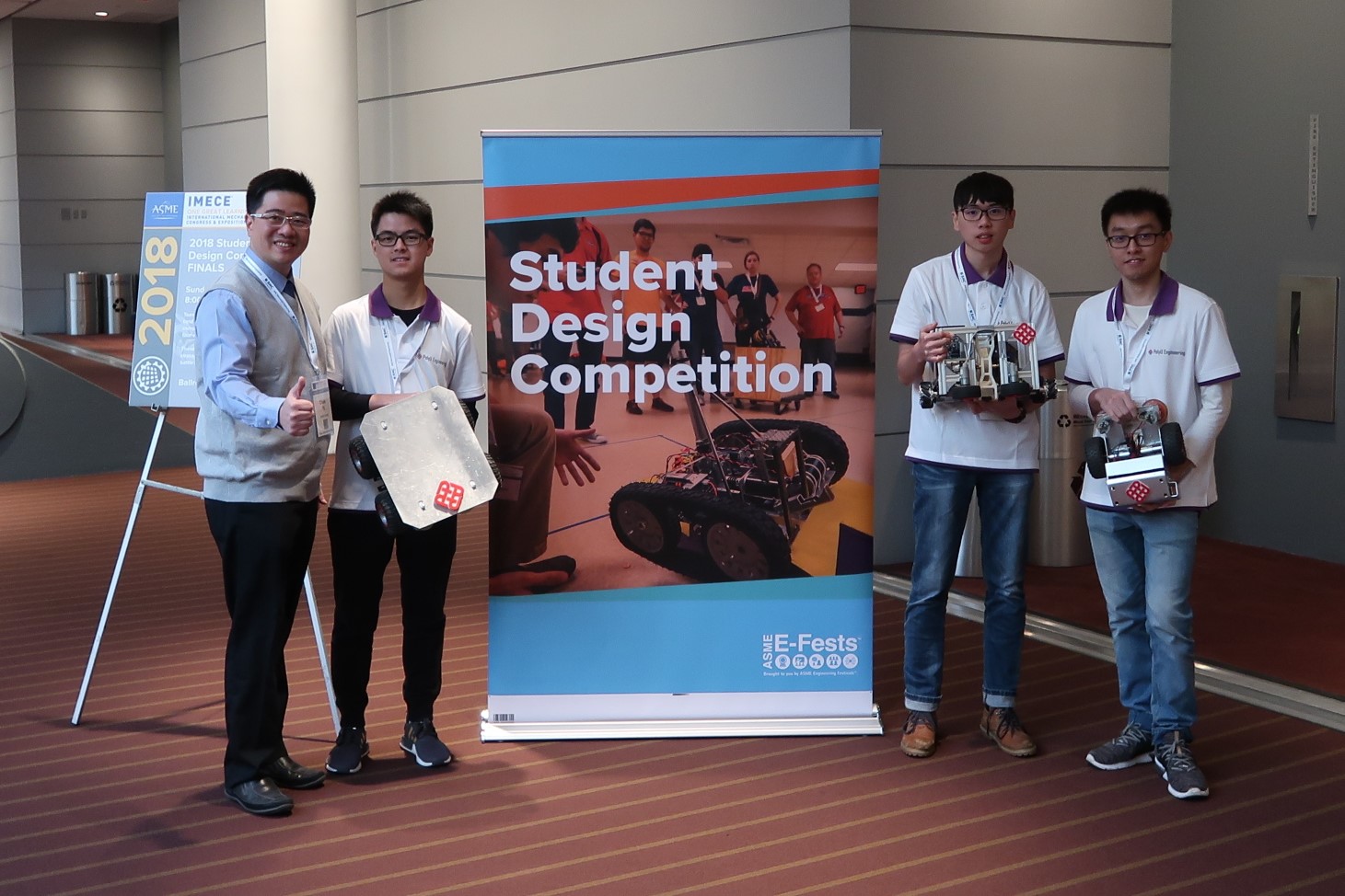 ME Student Team wins in the ASME Student Design Competition Finals 2018 ...