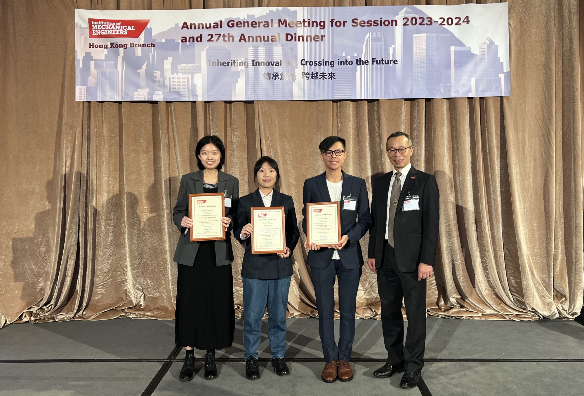 ME & AP Student Team Wins IMechE Best Student Design Award 2023/2024 | Department of Mechanical ...