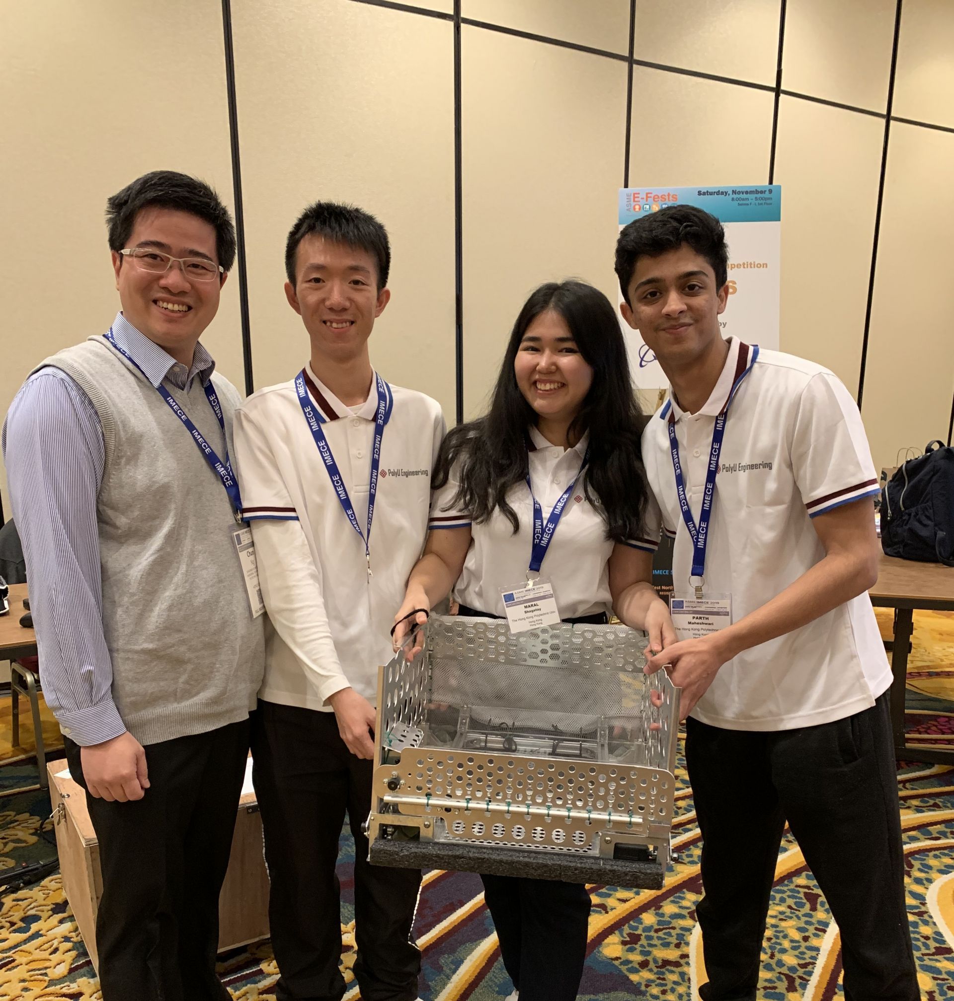 ME Student Team wins in the ASME Student Design Competition Finals 2019 ...