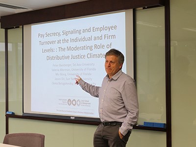 Public Lecture by Prof. Peter BAMBERGER – “Pay Secrecy, Signaling and ...