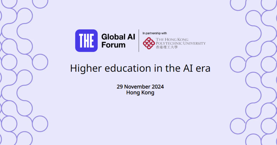THE Global AI Forum to take place at PolyU on 29 November 2024 | PolyU ...
