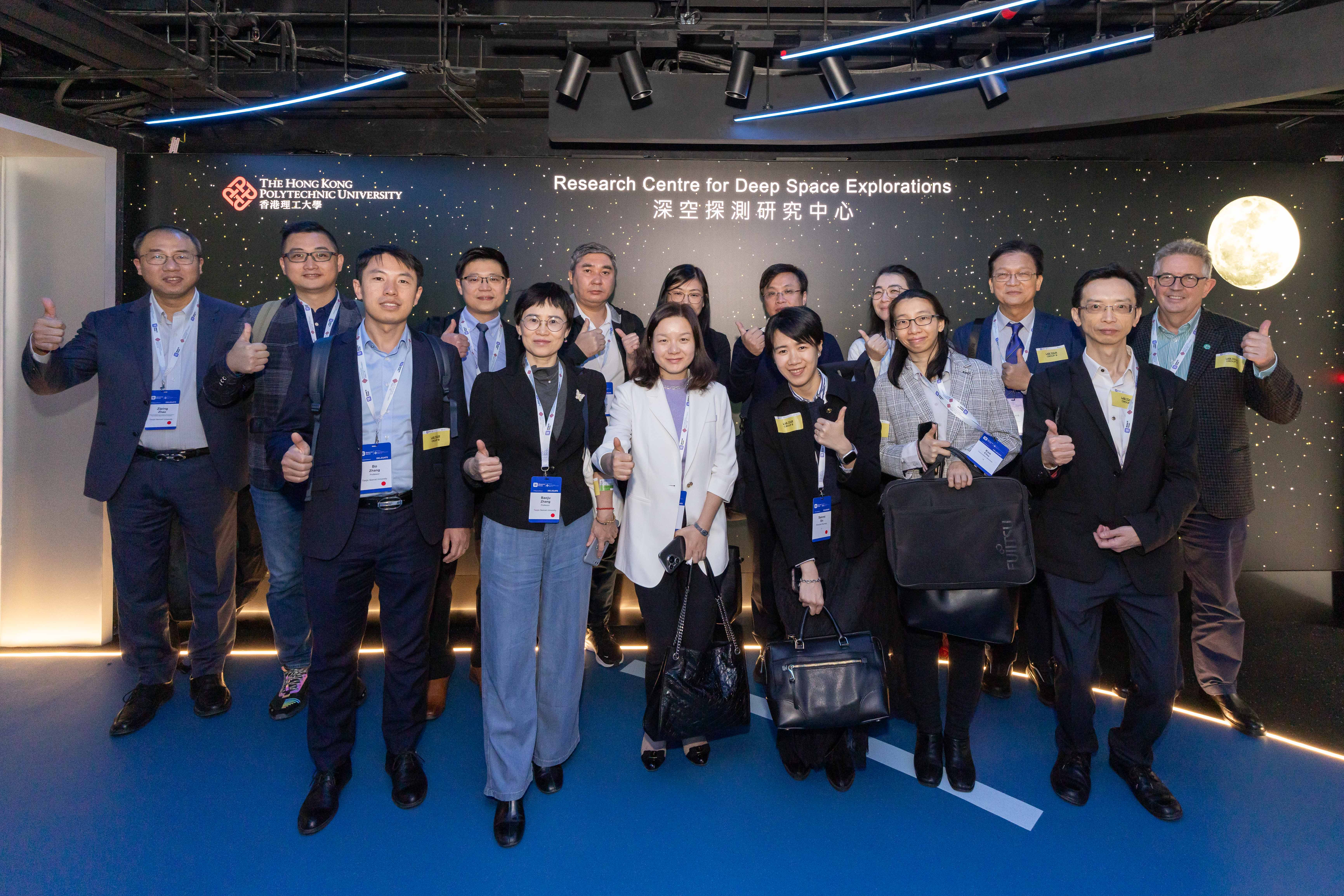 PAIR hosts campus and lab tours for THE Global AI Forum | PolyU Academy ...