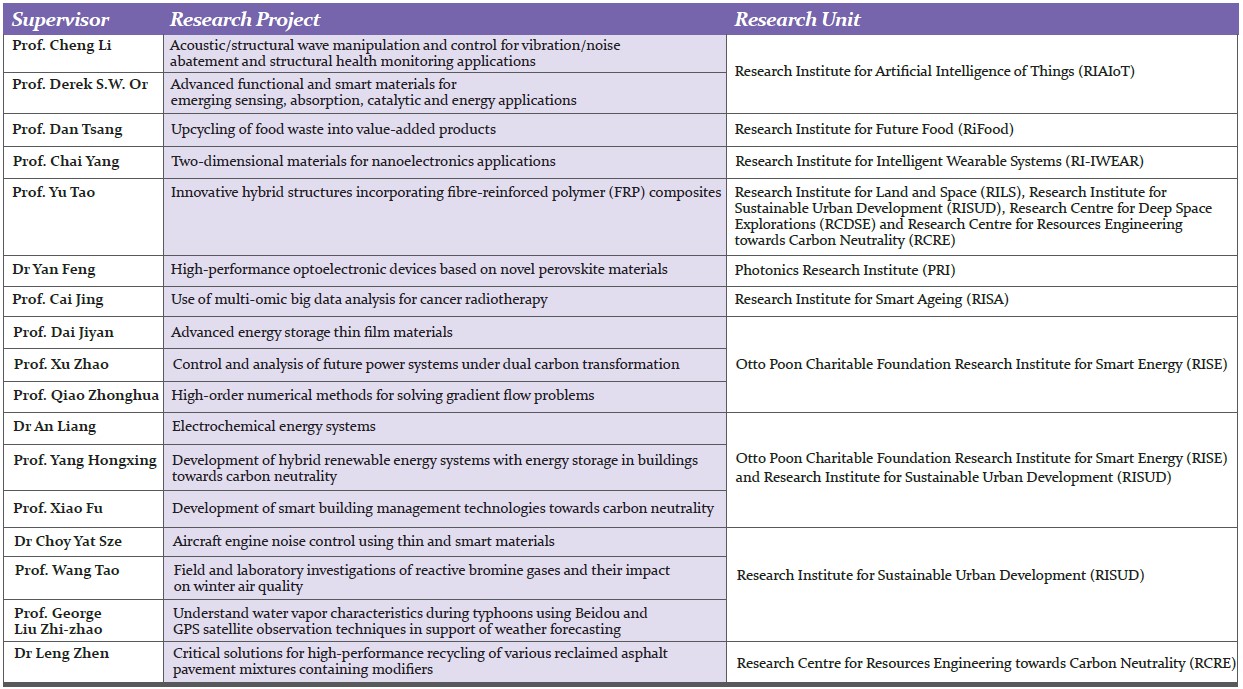 Seventeen PAIR scholars guide postdoctoral researchers in HK Scholars Program 2022 | PolyU ...