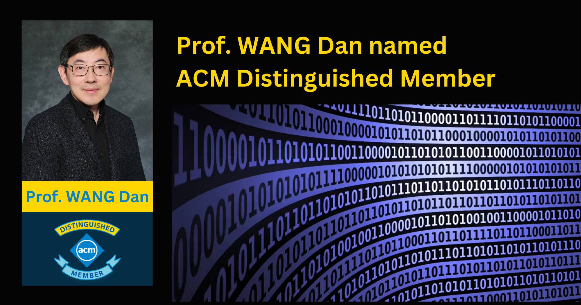 Prof. WANG Dan named ACM Distinguished Member | PolyU Academy for ...
