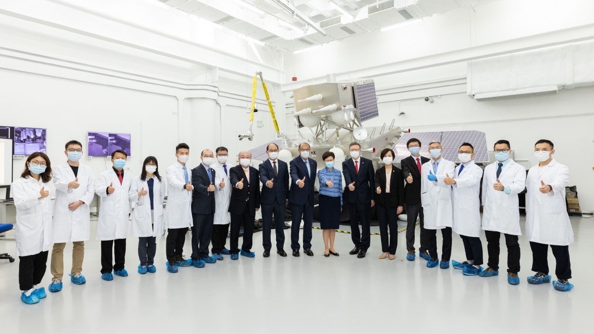 Chief Executive visits PolyU’s space and advanced materials ...