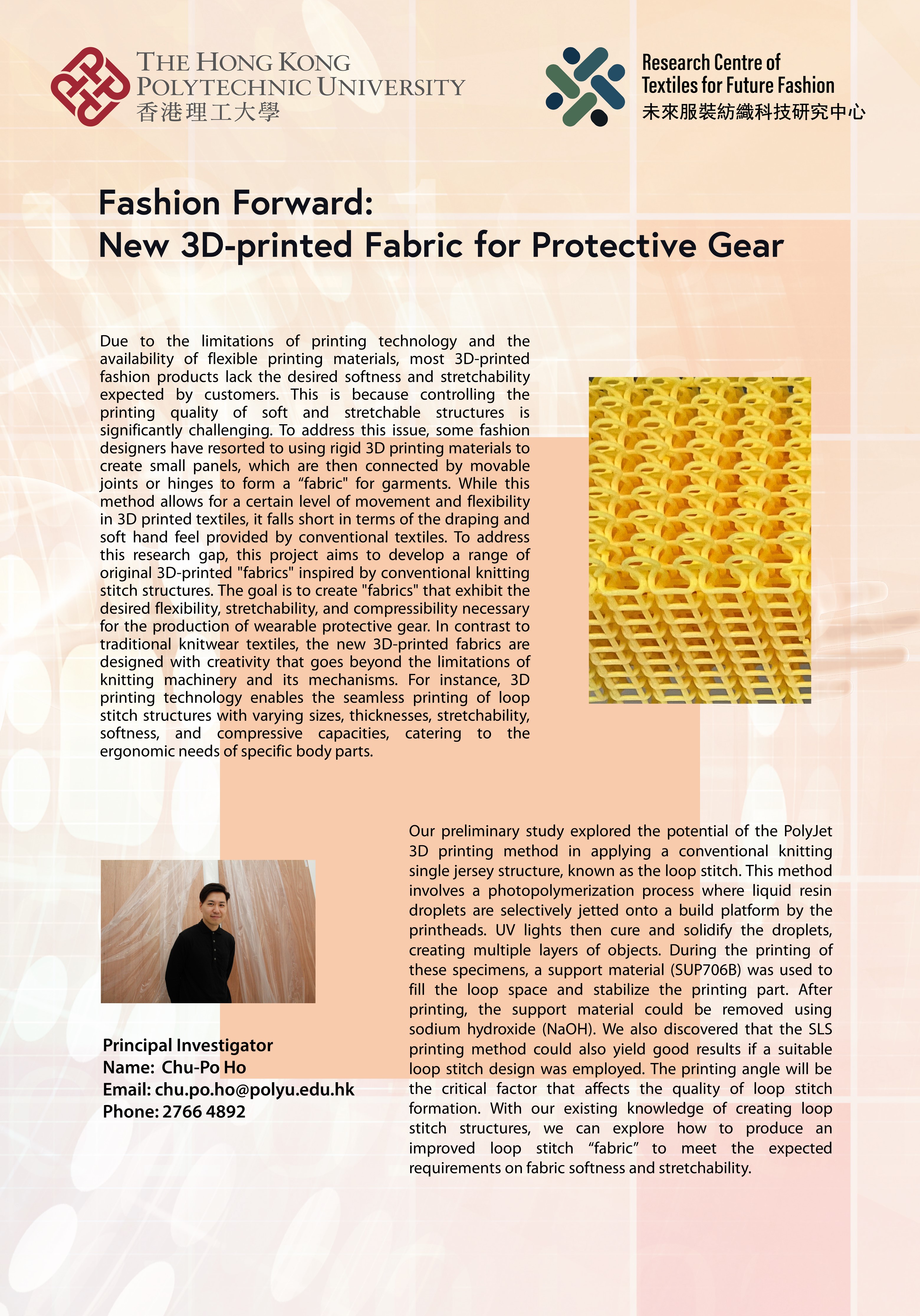 Projects Funded by RCTFF | Research Centre of Textiles for Future Fashion