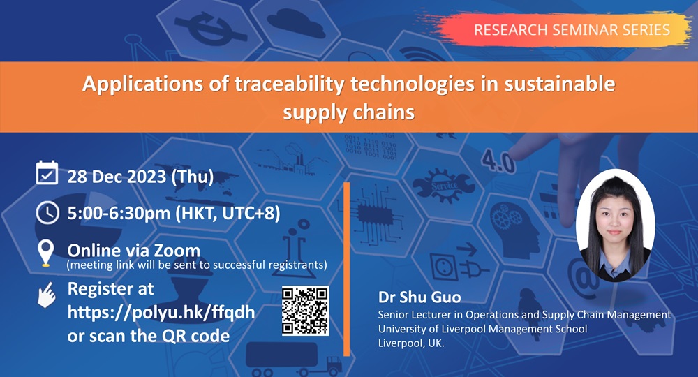 Applications of traceability technologies in sustainable supply chains ...