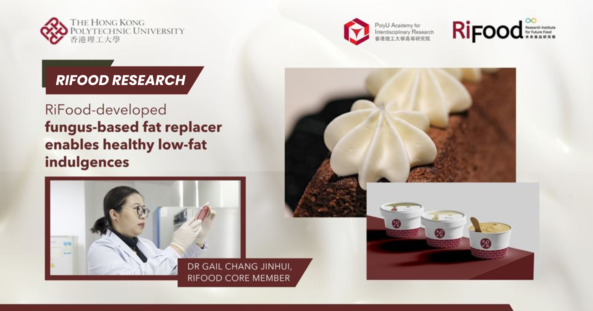 RiFood-developed fungus-based fat replacer enables healthy low-fat ...